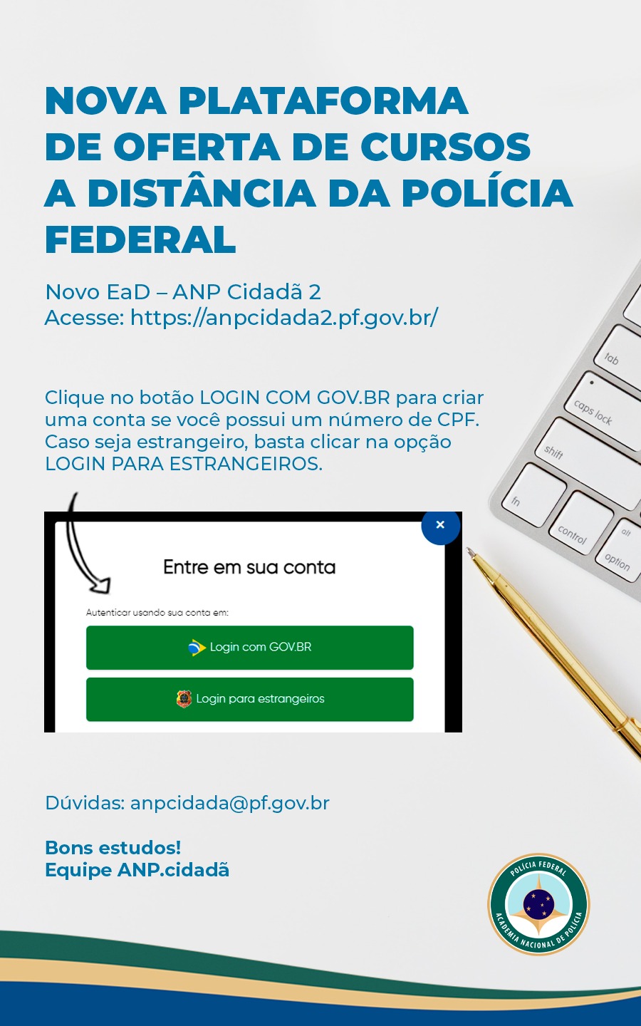 ANP Cidadã: Banner de divulgação